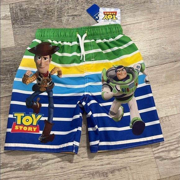 Disney | Swim | Disneys Toy Story Boys Swim Trunks | Poshmark